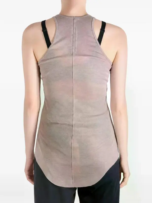 Rick Owens Curved-hem Racerback Tank Top
