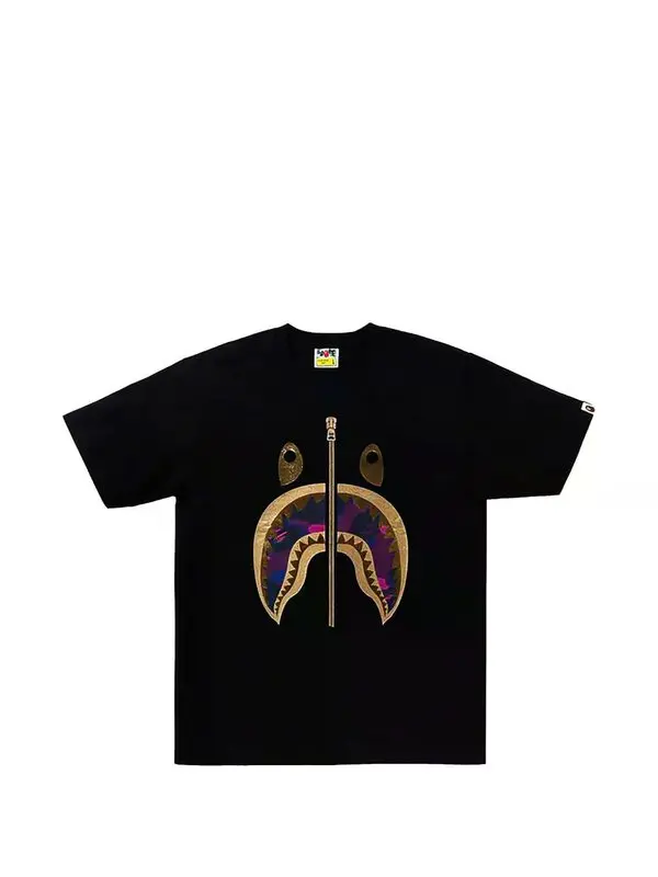 A BATHING APE Shark Camo-print T-shirt