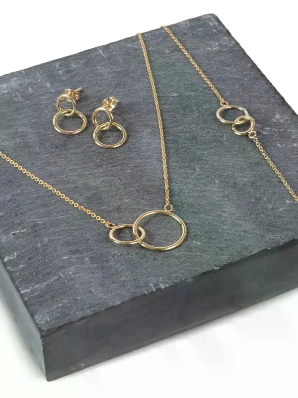 AUREE JEWELLERY Kelso Interlinking Ring Bracelet