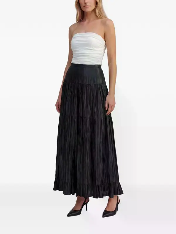 Emporio Armani Tiered Pleated Skirt