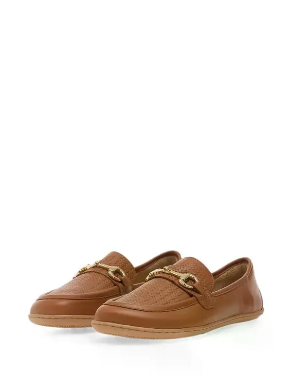 BE LENKA Divella Woven-panel Horsebit Loafers