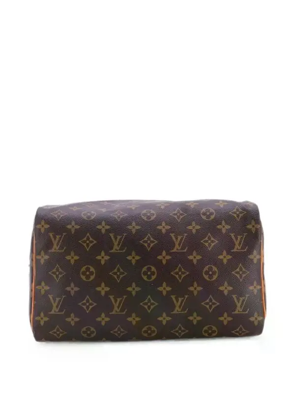 LOUIS VUITTON Speedy Handbag Monogram Canvas 30 Satchel