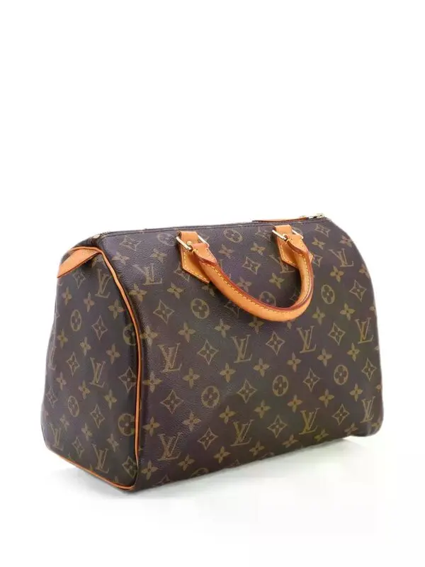 LOUIS VUITTON Speedy Handbag Monogram Canvas 30 Satchel