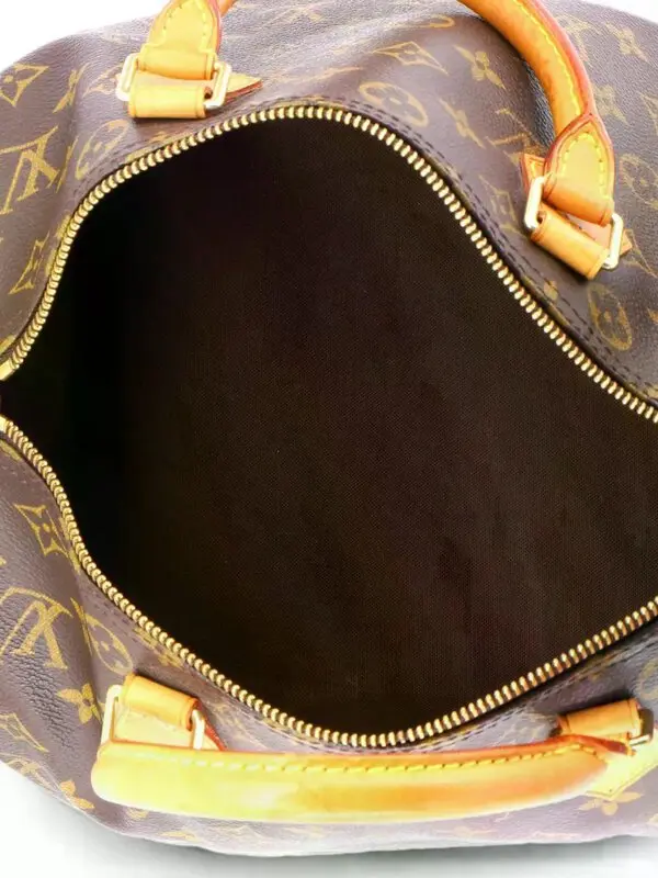 LOUIS VUITTON Speedy Handbag Monogram Canvas 30 Satchel