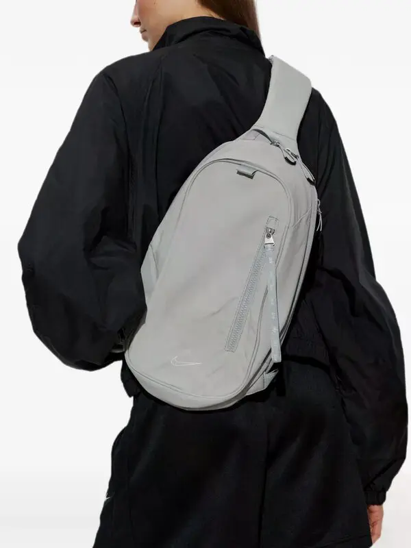 Nike Logo-embroidered Backpack - Grey