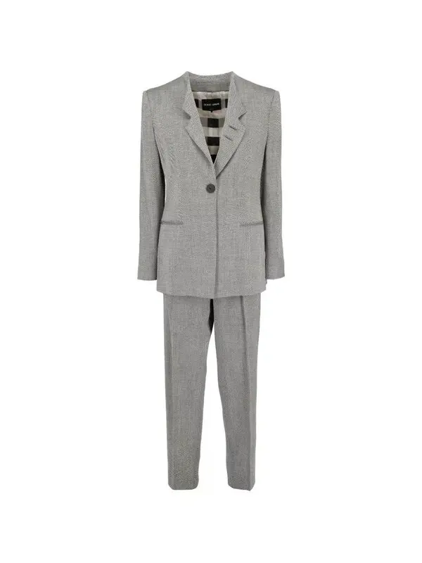 Giorgio Armani Herringbone-pattern Suit
