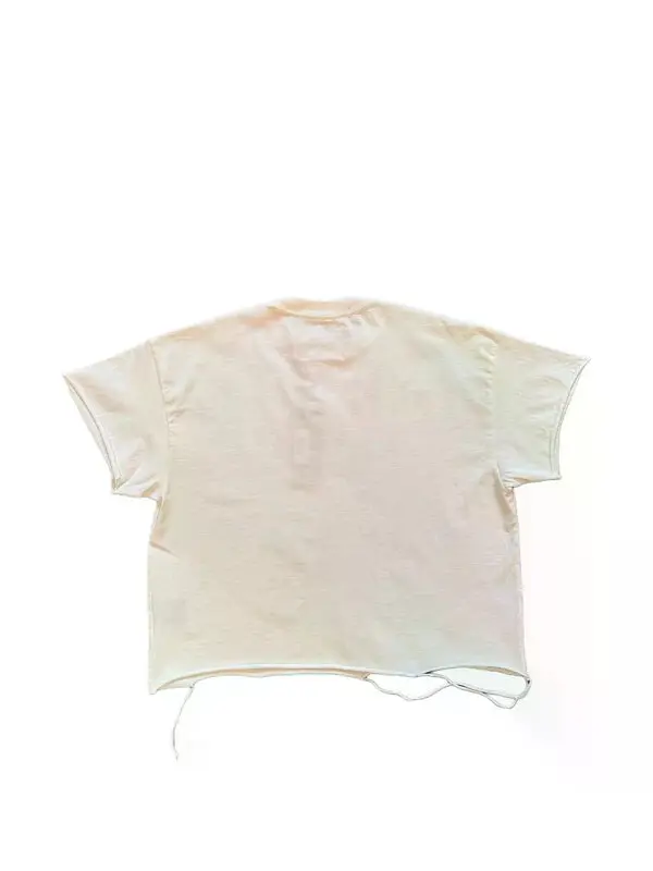 SEKRIT Distressed Graphic-print T-shirt