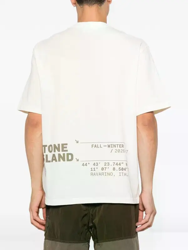 Stone Island Logo-print Cotton T-shirt