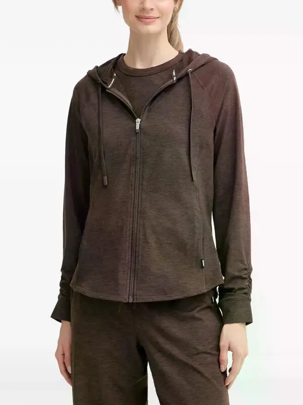 Dkny Zip-up Drawstring Hoodie