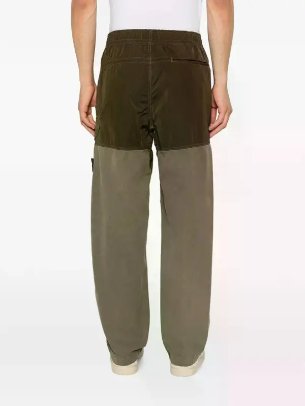 Stone Island Logo-patch Cotton Cargo Pants