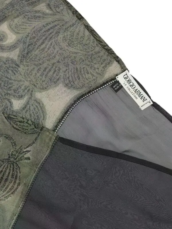 Giorgio Armani Floral-print Scarf