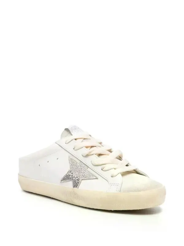 GOLDEN GOOSE Super-star Crystal-embellished Sneakers