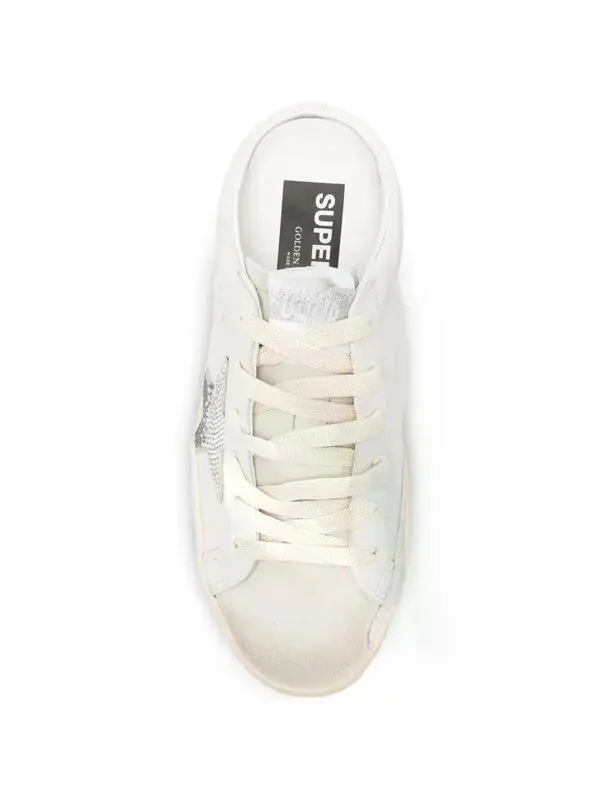 GOLDEN GOOSE Super-star Crystal-embellished Sneakers