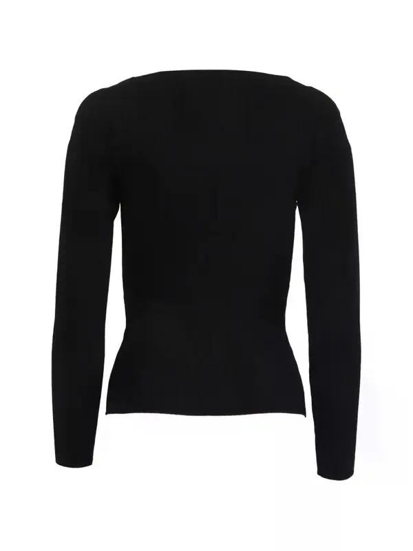 Alberta Ferretti Ribbed-knit Sweater