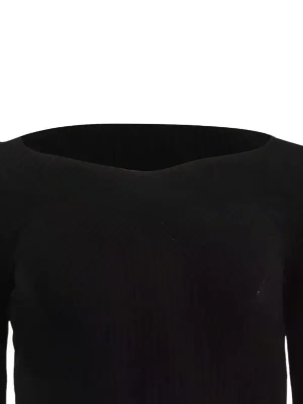 Alberta Ferretti Ribbed-knit Sweater