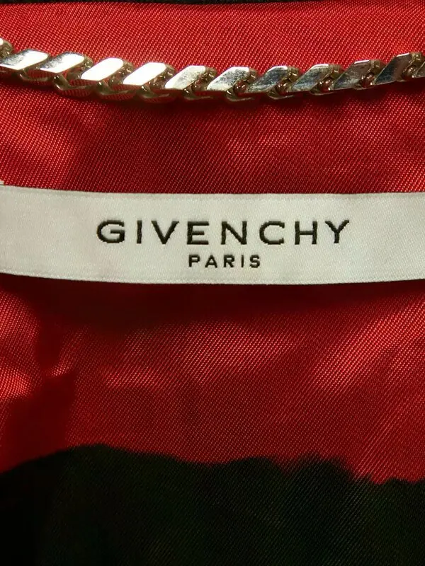 Givenchy Rottweiler Patch Leather Bomber Jacket