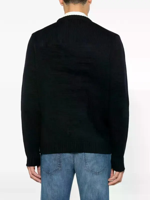 ZANONE Ribbed Knit Crew Neck Sweater