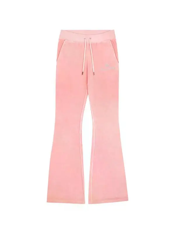 Juicy Couture X S&r Crystal-embellished Flared Trousers