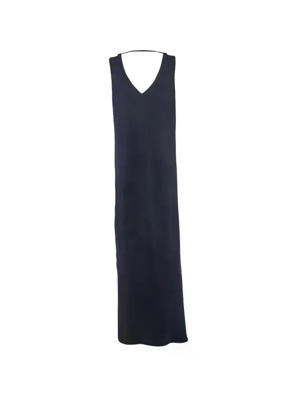 Brunello Cucinelli Rib-knit Sleeveless Maxi Dress