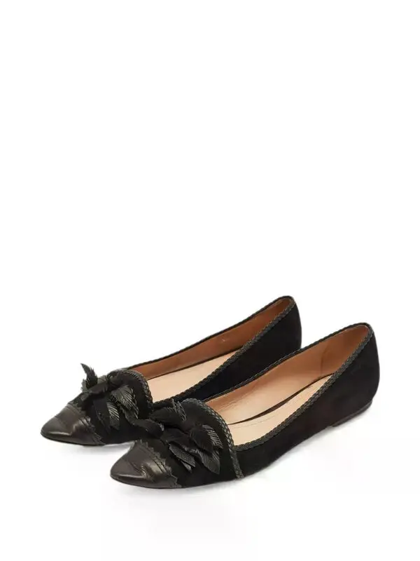 TOD'S Bow-detail Ballet Flats