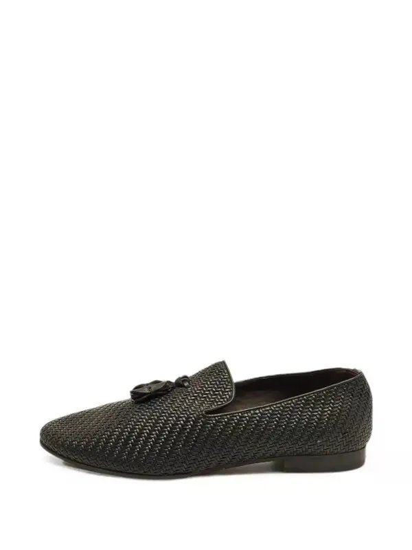 Ermenegildo Zegna Lido Tassel-detail Loafers - Black