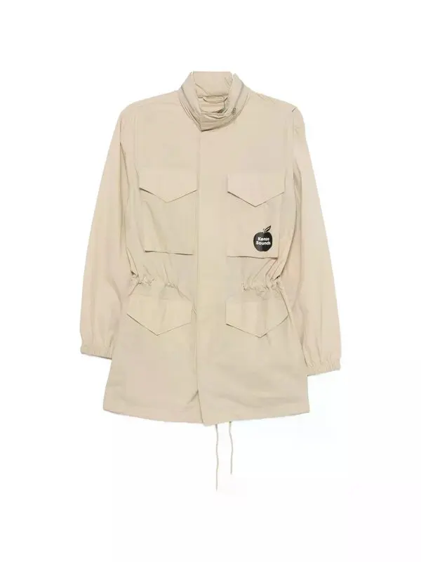 Kenzo Sounds Logo-print Parka Coat