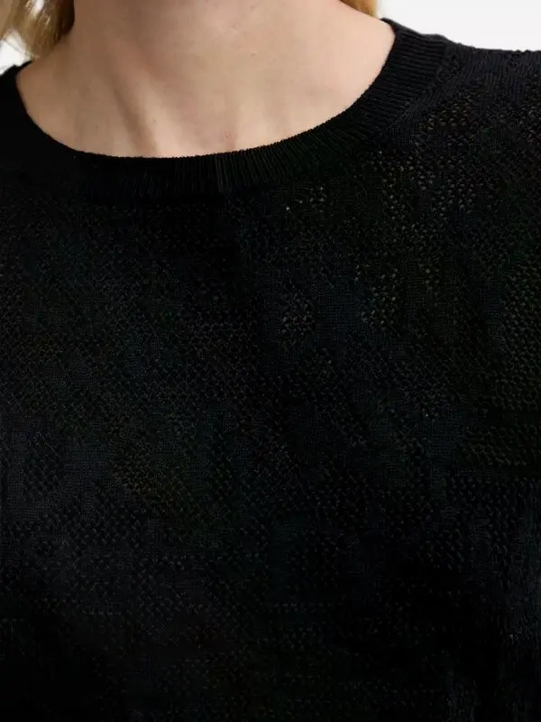 Dkny Patterned Knit Sweater