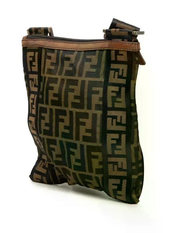 Fendi 2000-2010 Zucca Canvas Crossbody Bag