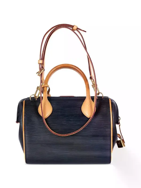 LOUIS VUITTON Epi Leather Doc Bb Handbag - Black