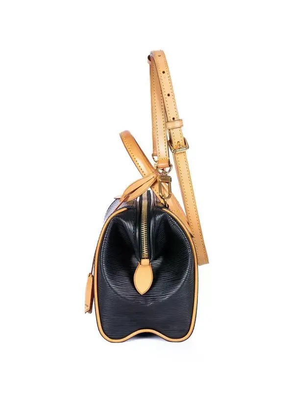 LOUIS VUITTON Epi Leather Doc Bb Handbag - Black