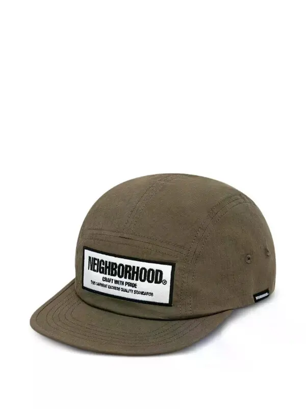 NEIGHBORHOOD Logo Patch Ripstop Cap - Green