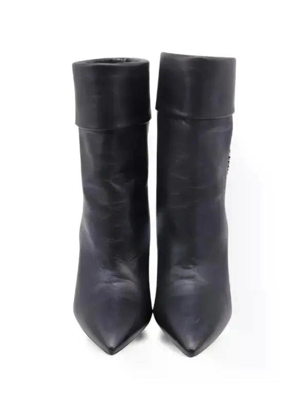Saint Laurent 2020s Niki Wedge Ankle Boots