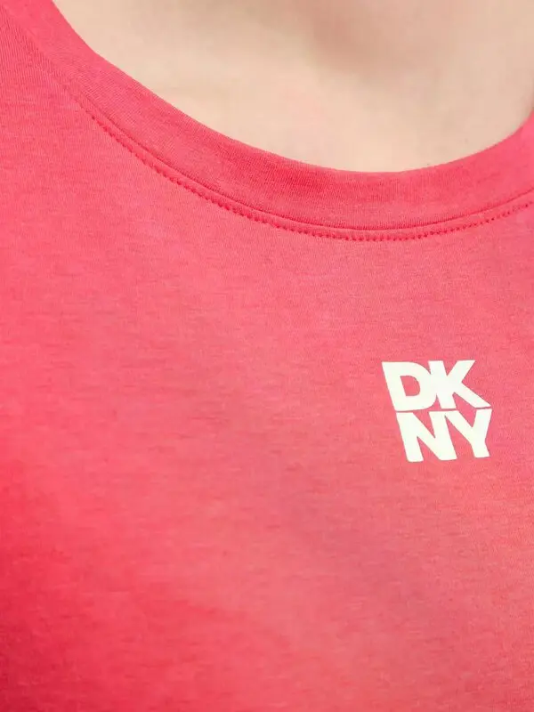 Dkny Logo-print Floral-pattern Pajamas