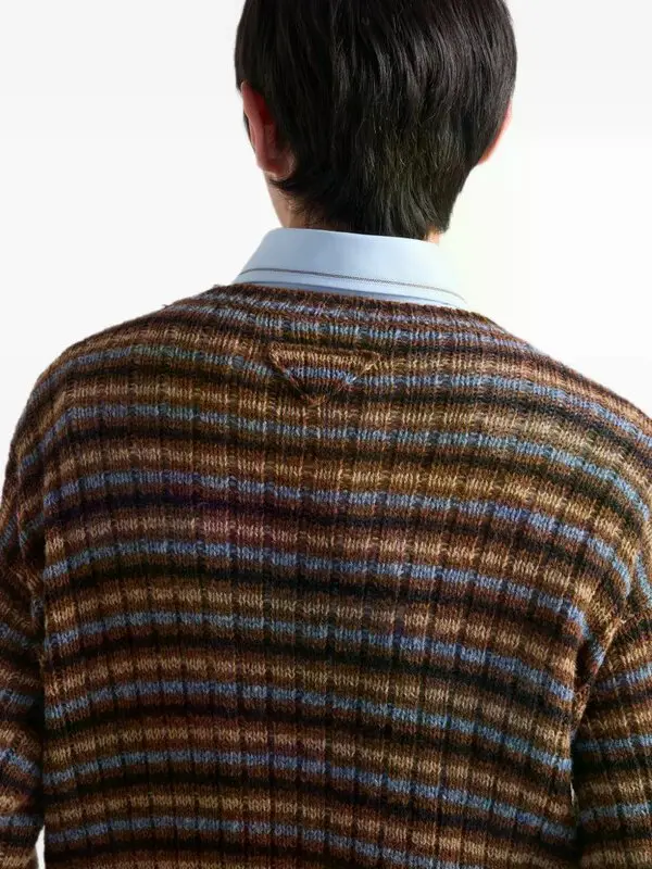 Prada Shetland Wool Boat Neck Sweater