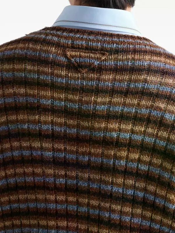 Prada Shetland Wool Boat Neck Sweater
