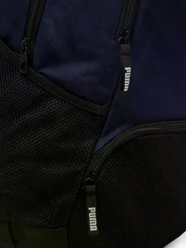 PUMA Logo-print Zip-pocket Backpack