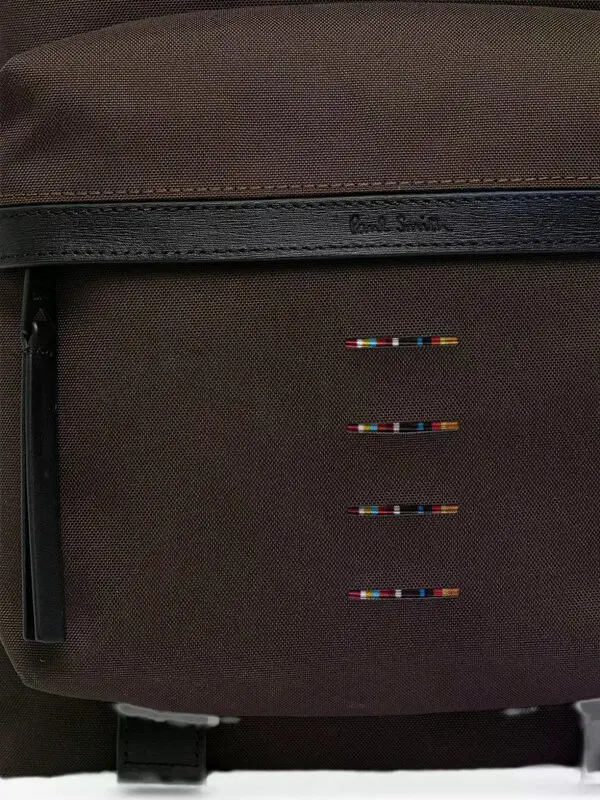 Paul Smith Signature Stripe Canvas Backpack