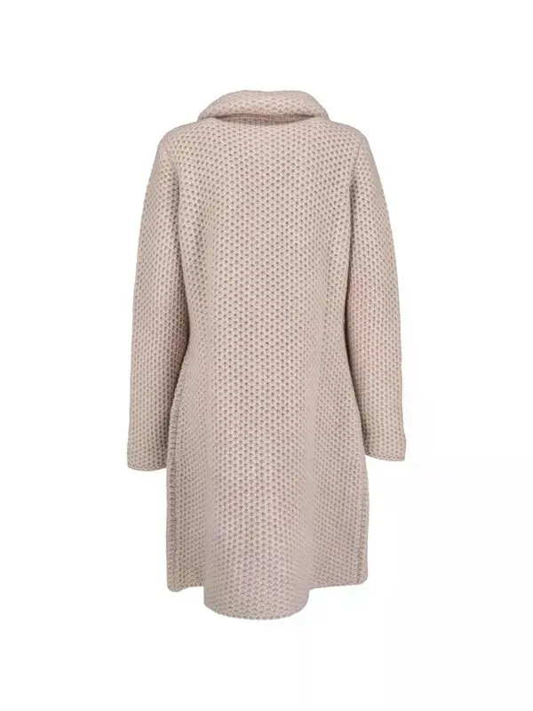 FALCONERI Chunky Knit High-neck Coat