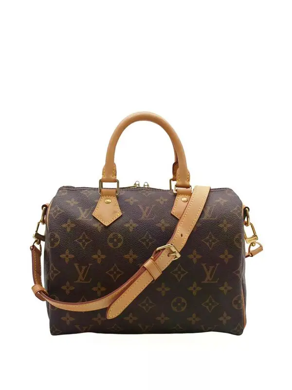 LOUIS VUITTON 2017 Monogram Speedy Bandouliere 25 Satchel