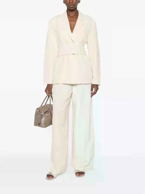 IRO PARIS Belted Peak-lapel Single-breasted Blazer