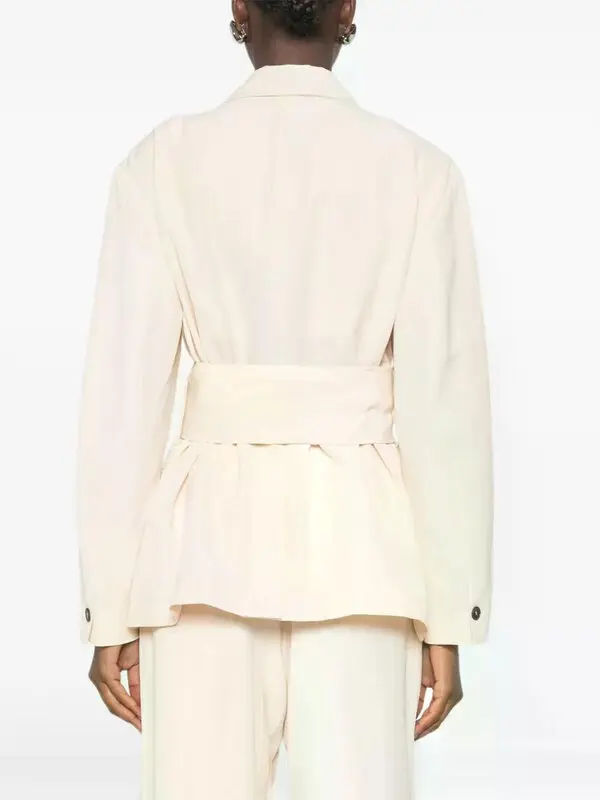 IRO PARIS Belted Peak-lapel Single-breasted Blazer