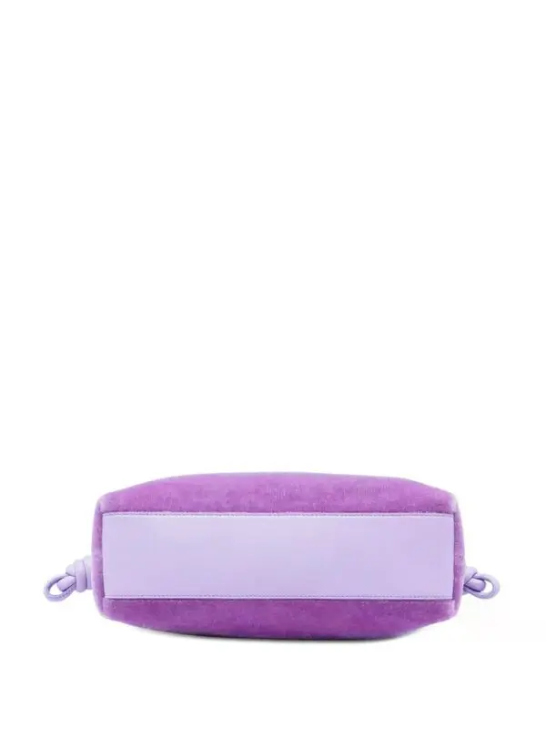 Loewe Flamenco Knot Clutch Crossbody Bag - Purple