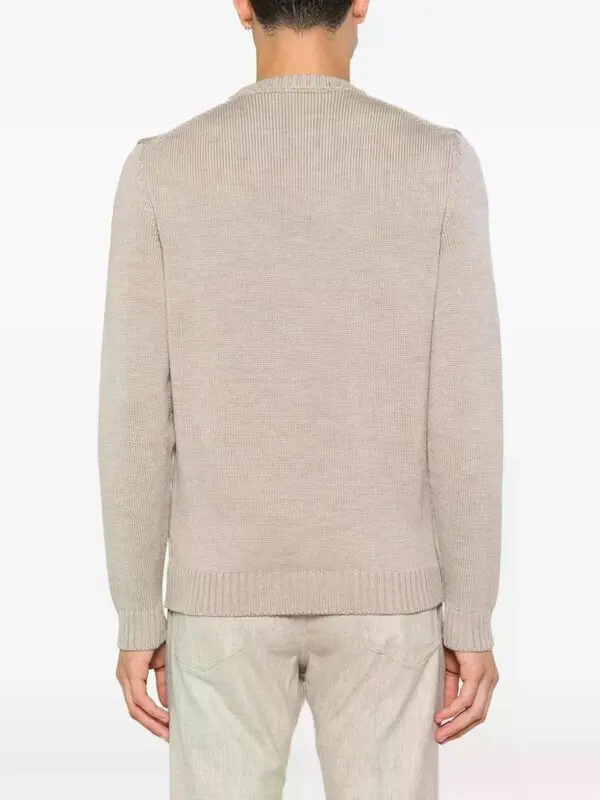 ZANONE Ribbed-knit Crew-neck Wool Jumper