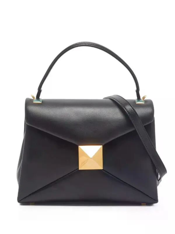 Red Valentino One Stud Leather Top Handle Bag