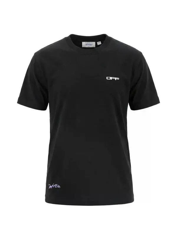 Off-White Archigeography Arrow Skate Printed T-shirt - Black