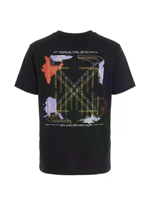 Off-White Archigeography Arrow Skate Printed T-shirt