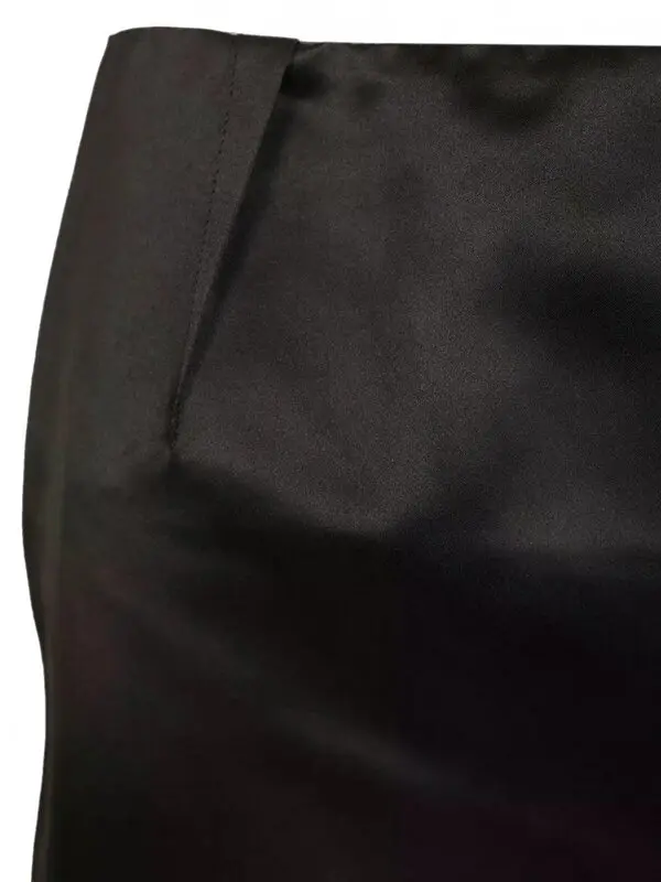 TOTEME Satin-finish Pencil Midi Skirt