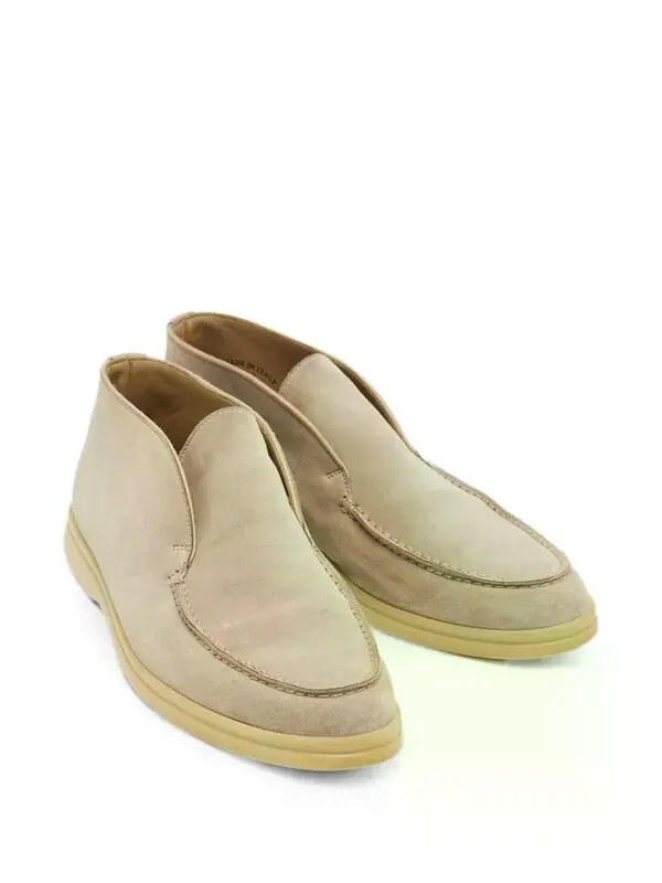 Loro Piana Almond-toe Ankle Boots