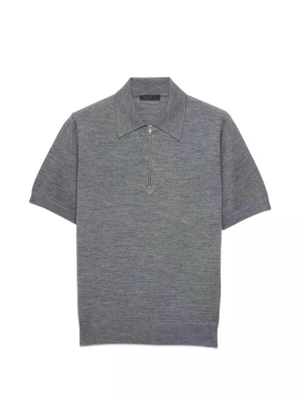 Prada Superfine Wool Polo Shirt