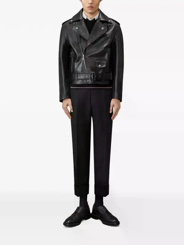 Thom Browne Ribbed-knit Long-sleeve Sweater